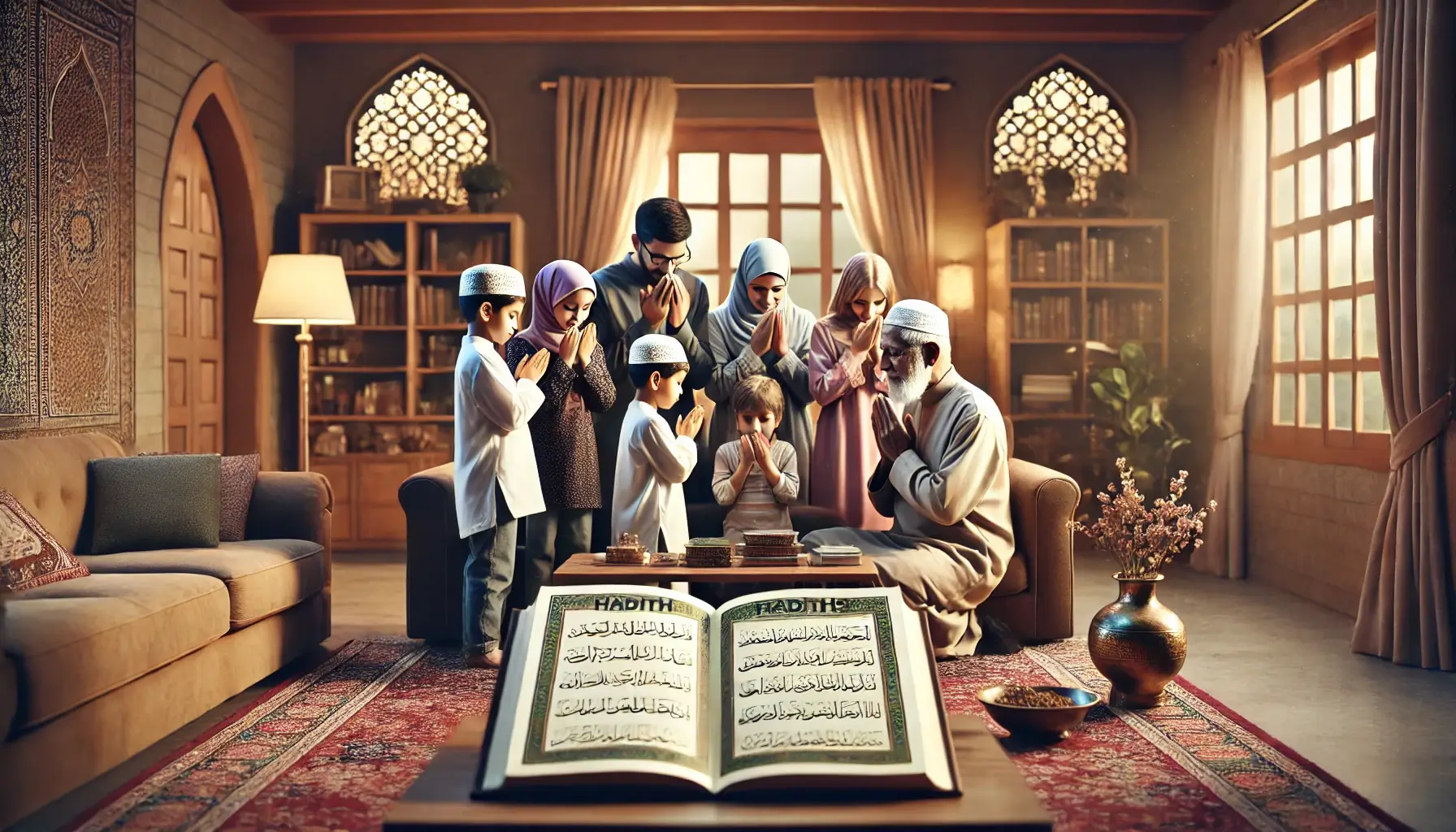 5 Hadiths sur le respect des parents (en Français, Arabe et Phonétique)